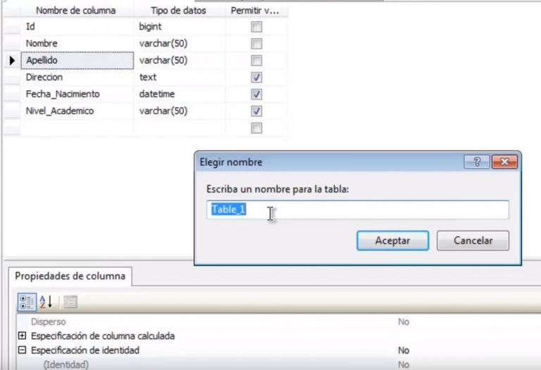 Como CREAR TABLAS en SQL Server 【Create Table】
